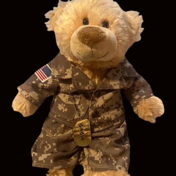 Build-A-Bear | Toys | Babw Bear Plush Camouflage Outfit Us Military ...